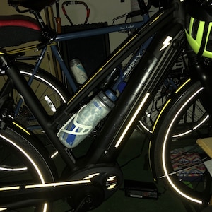 Reflective Bicycle Decals and Bike Helmet Stickers Velosight™ | Etsy