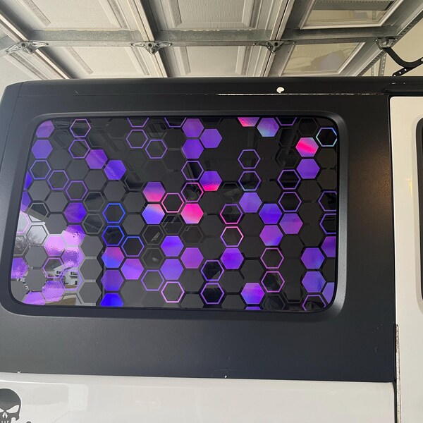 Hexagon / Honeycomb JDM Car Decal Sticker 2 Inch / Hex Side Vehicle ...