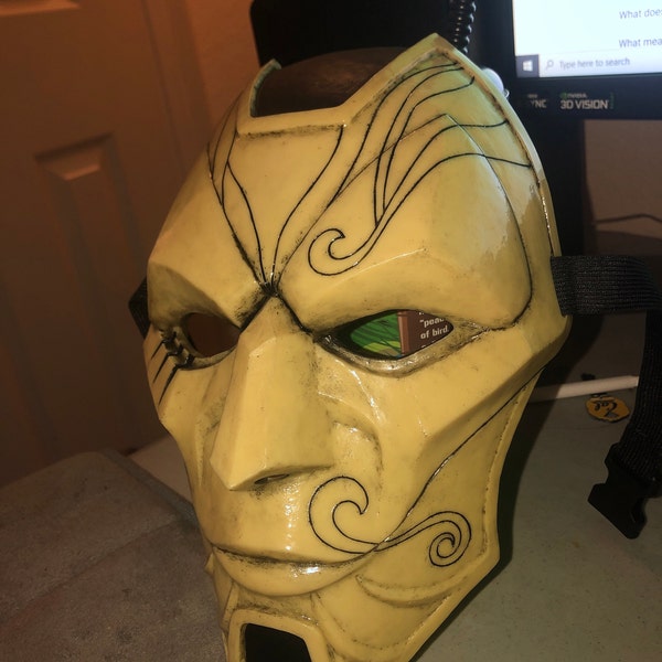 Jhin Mask - League of Legends - Etsy