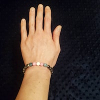 Trans Bracelet Black Hematite Zodiac Sign Gemstone Bracelet Cute Trans ...