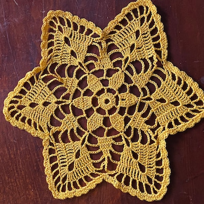 Peacock Doily Turquoise Doily - Etsy