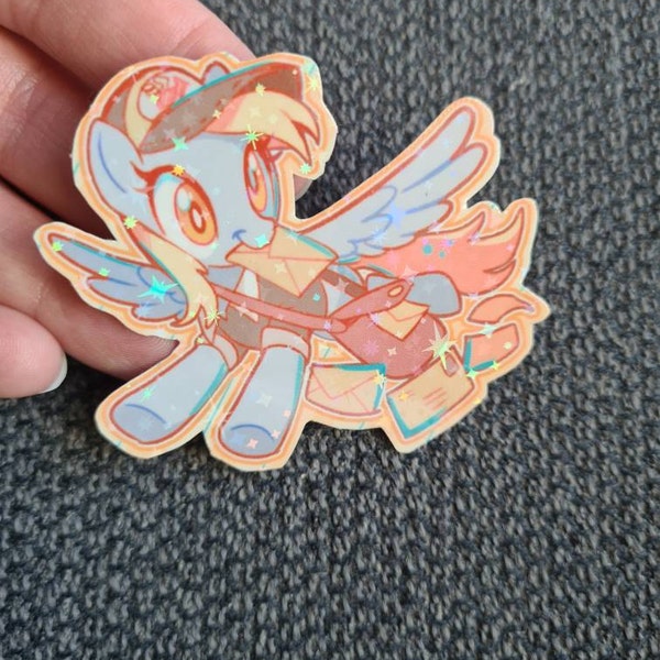Mail Pony Vinyl Sticker - Etsy