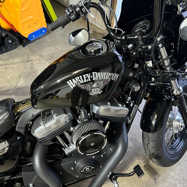 Gas Tank Cover Low Rider 7 Simonkustom, Fits on Harley Davidson, Indian ...