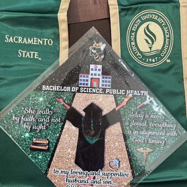 Printed Graduation Cap Topper, Shape Little Minds, Future Teacher ...