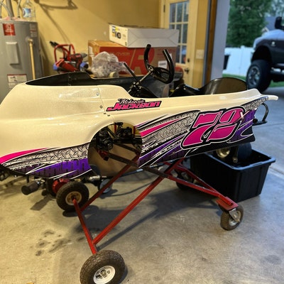 Go Kart Racing Wraps, Graphics, Decals, Stickers, Numbers, Logos, MONEY ...