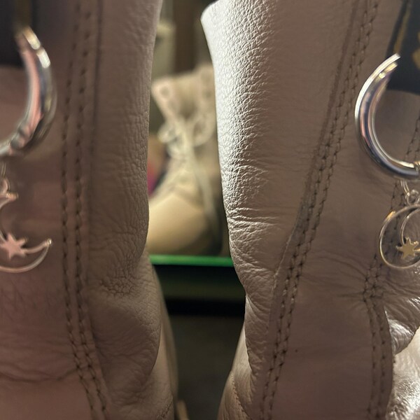 Gold and Silver Sacred Heart Boot Charms - Etsy UK