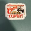 The Original Coors Cowboy Sticker, Rodeo Water Bottle Sticker, Vinyl ...
