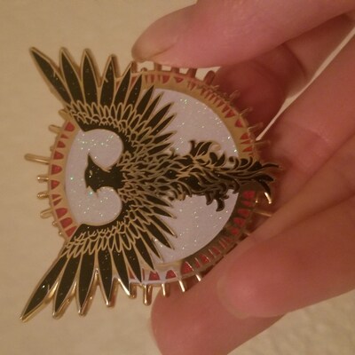 Original Eclipse Phoenix Hard Enamel Pins Lapel Pins - Etsy