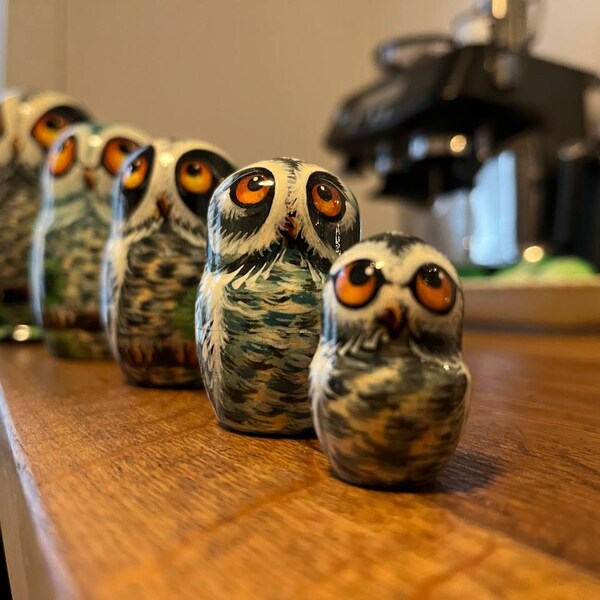 Nesting Dolls, Matryoshka "angel With Arch" (7" Tall,5 Pieces Inside ...