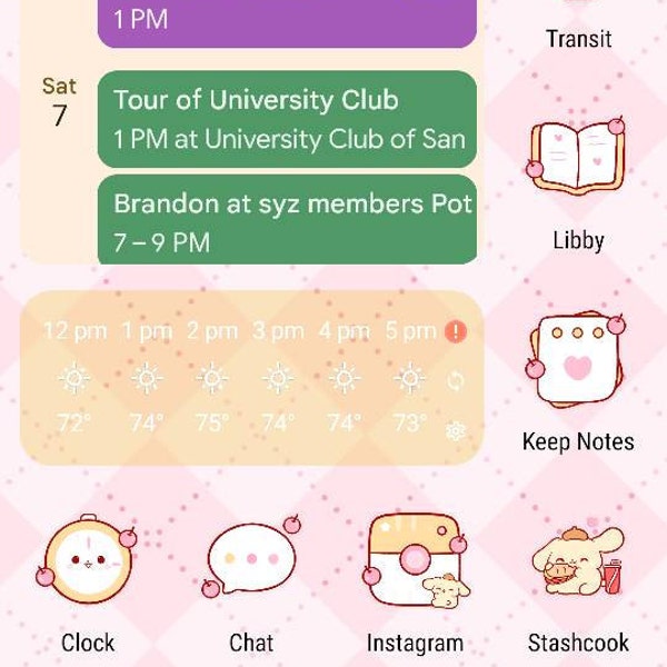 Cute Pom and Clovers Icon Set, Cute Icons, Green Icon Set, Ios and ...