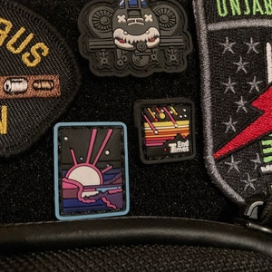 Rick & Morty Butter Robot Ranger Eye Patch Rubber Velcro Moral Patch ...