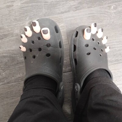 Realistic Toes Charm Set of 10 or 5 for Crocs Hilarious Toe Charms for ...