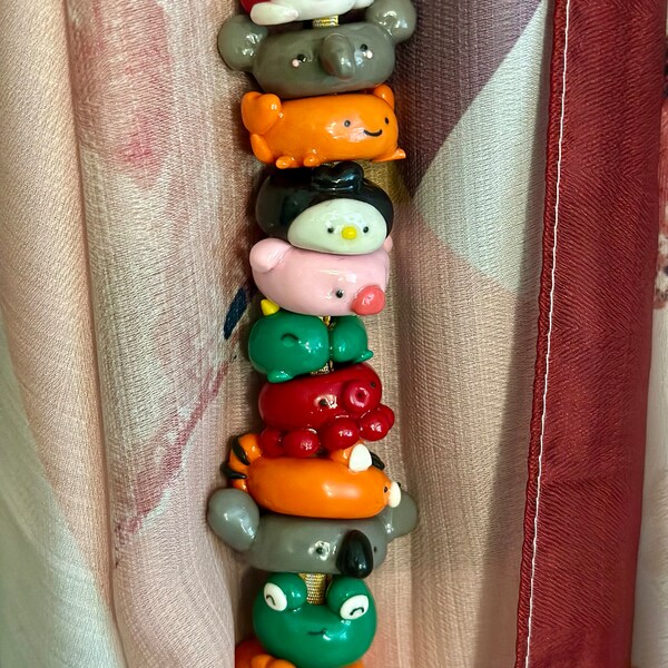 Handmade Polymer Clay Desk Pals / Cream Puff Bear / Jojo Clayy - Etsy