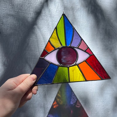 Modern Stained Glass Leaves Pattern, Plant Stained Glass Patterns ...