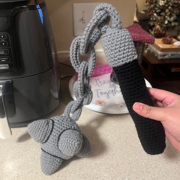 Mace and Chain Crochet Pattern PDF - Medieval - Knight - Crochet Weapon ...