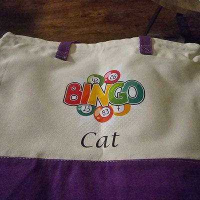 Personalized Bingo Name Gift Bag, Bingo Queen Gift, Box Game Gift ...
