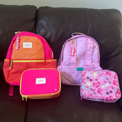 CUSTOM NAME KEYCHAINS Fun Bubble Letter Colorful Bag Tags / Key Chains ...