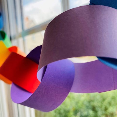 Paper Chains, Paper Chain Decoration Kit, Kids Party Decoration, Party ...