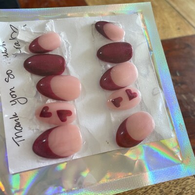 COVEN Green Color Shifting Cat Eye Press on Nails Witchy Nails Green ...