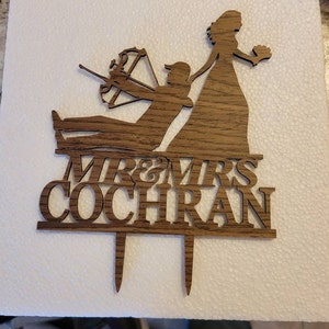 Robin Hood and Maid Marian Cake Topper Disney Wedding Cake | Etsy