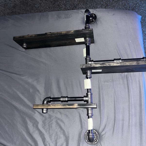 Urban Industrial Copper Pipe Wall Rack in 8", 10" or 12" - Clothing ...