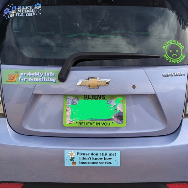 My Mom Said No Speeding Decal, Car Decal, Funny Bumper Sticker, Gift ...