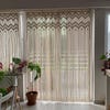 Macrame Curtain Macrame Black Curtain Customizable Macrame Living Room ...