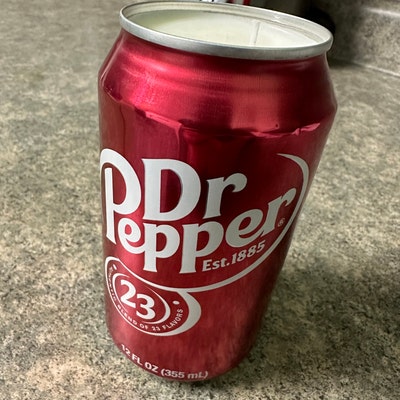 Dr Pepper Scented Soy Wax Candle Hand Poured Dr Pepper Custom Scented ...