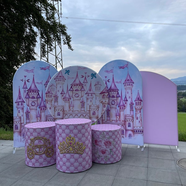 Arch Fabric Backdrop,custom Arch Backdrop Cover, Arched Polyester ...