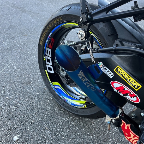 Wheel Stickers for Suzuki GSX-R 600 GSXR Rim Tape Stripes Decals ...