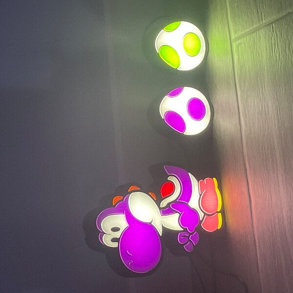 Yoshi and Egg Combo LED Lights - Etsy