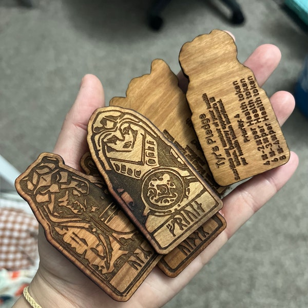 Laser Engraved Orlog Norse God Idols Set (20 Gods) - Etsy