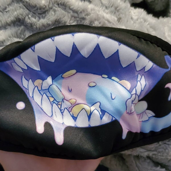 Candy Monster Creepy Cute Dust Face Mask With Filter Pocket - Etsy