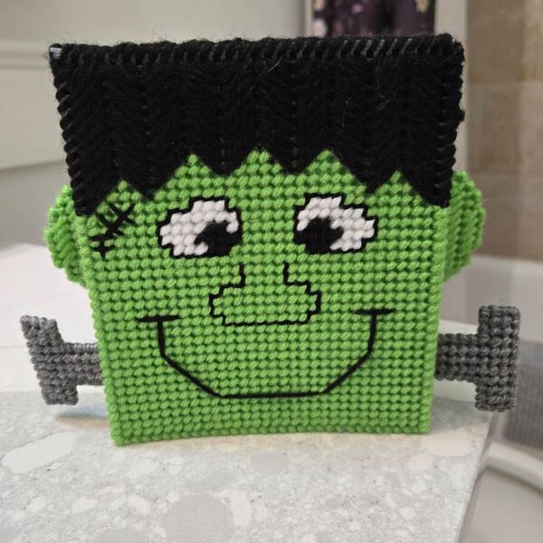 Frankenstein Tissue Box Cover - Etsy