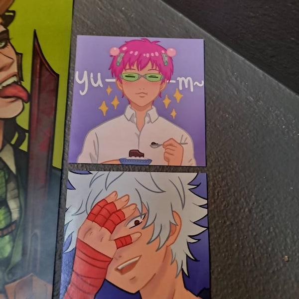 Saiki K 4x4 Art Print - Etsy