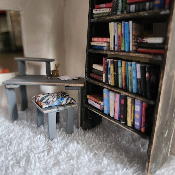 Fiction Set 2 Set of 45 Miniature Book Covers 1:12 Scale Downloadable ...