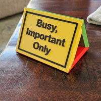 Availability Desk Sign - Handy Tool for the Busy Office - Time Blocking ...