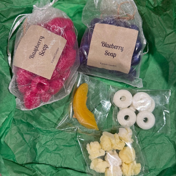 Blueberry Soap - Mini Soaps - Blueberries - Embeds - 3.50oz - Etsy