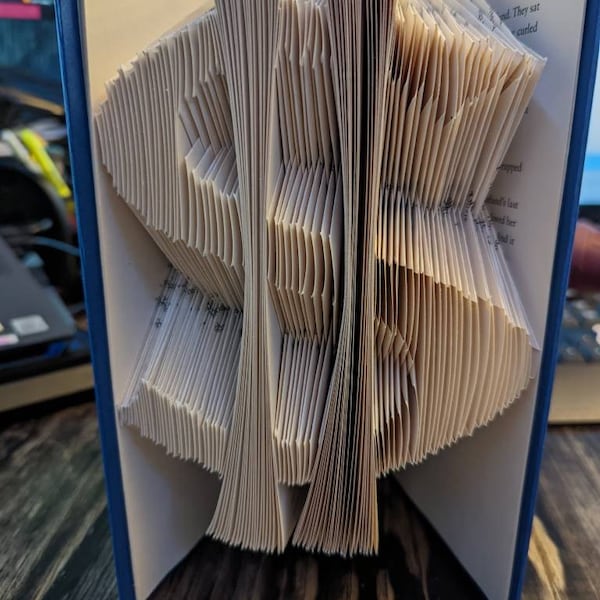 Dollar Sign Pattern Book Fold Pattern Book Folding Book Pattern Mark ...