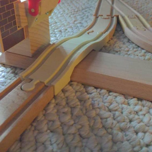 Flexible Track for Wooden Train Sets - Compatible With BRIO and Others ...