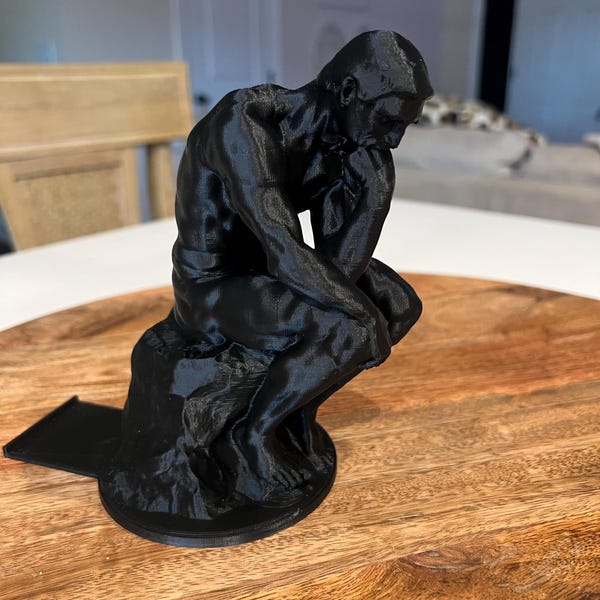 The Thinker Statue Bookend / 3D Printed - Etsy