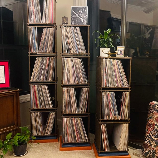 Record Storage Single Box Design Your Own - Etsy