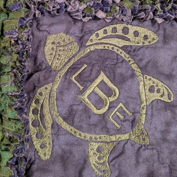 Sea Turtle Frame Embroidery Design -font Not Included - EMBROIDERY ...