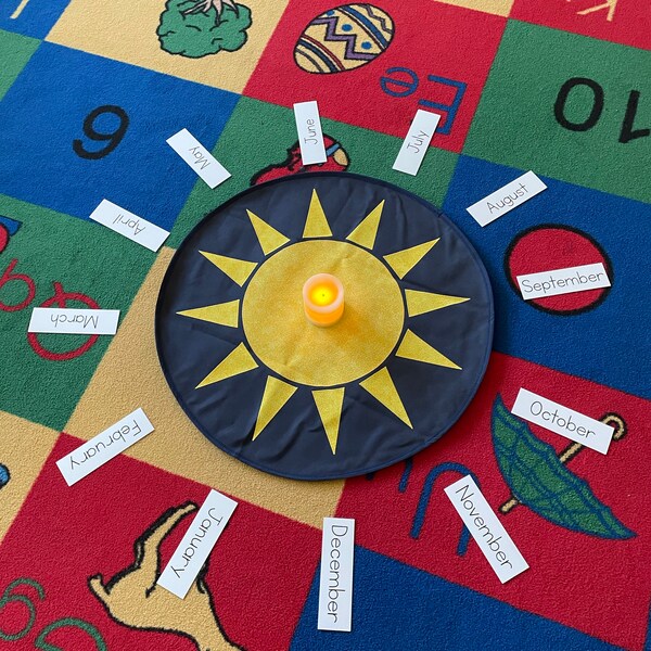 Montessori Sun Celebration Mat - Etsy
