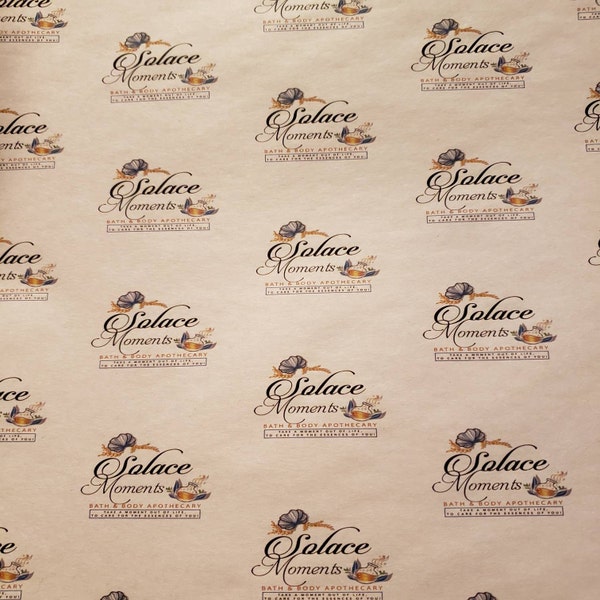 Logo Tissue Paper, Branded Tissue Paper, Full Color Tissue Paper ...