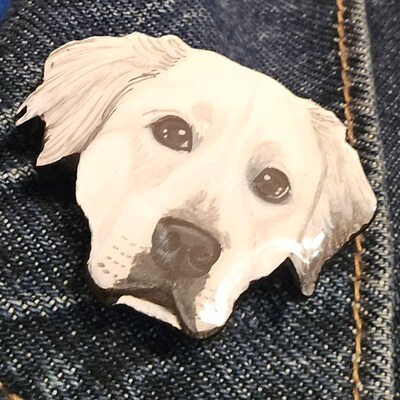 Custom Pet Pin dogs, Cats, Horses, Birds, Etc - Etsy