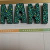 Personalized NAME Resin Letter Magnets -customizable Glitter Letters ...