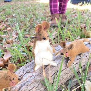 Felt Mice Patterns and Instructions - Etsy