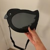 Crow Ita Bag Black Crossbody Purse - Etsy