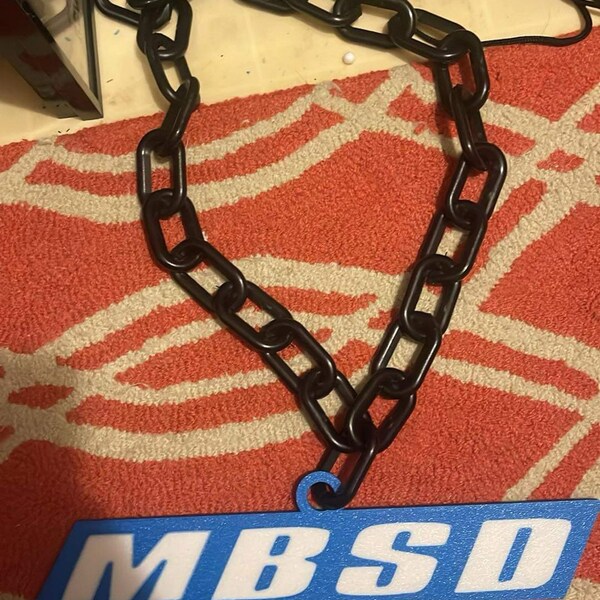 Custom Fan Chain Giant Logo Necklace Sports Homerun Turnover Jumbo ...